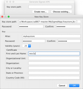 Gradle Cheat Sheet (18): Adding a Signing Configuration | nex3z's blog